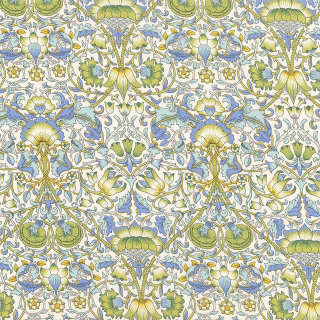 Hamilton Fabrics Worth Suede William Morris Thistle Medallion | Drapery