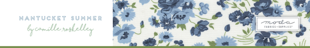 Nantucket Summer Fabric by Camille Roskelley for Moda Fabrics | Hancock ...