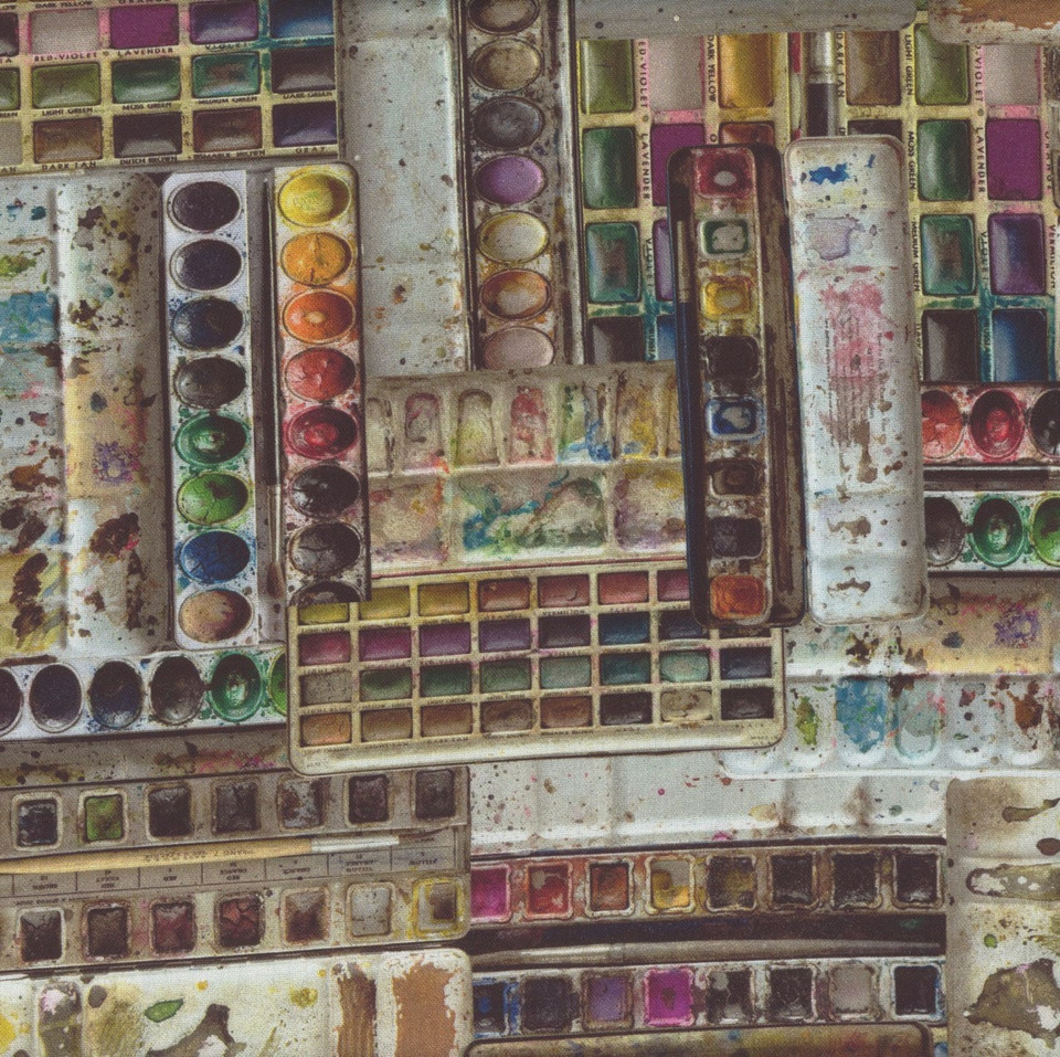 FreeSpirit Fabrics Multi Colored Palette by Tim Holtz Eclectic Elements ...