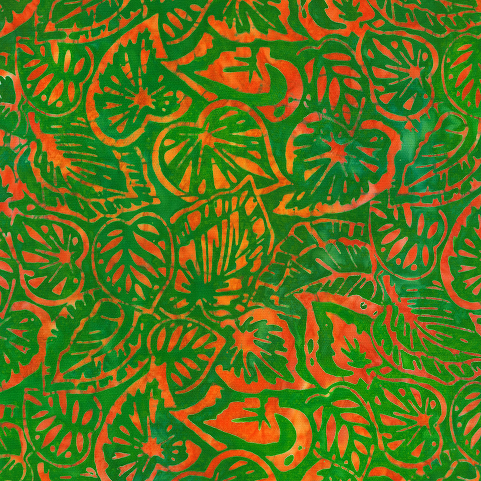 Robert Kaufman Tropical Haven Artisan Batiks Pastel Blue Packed Palm ...