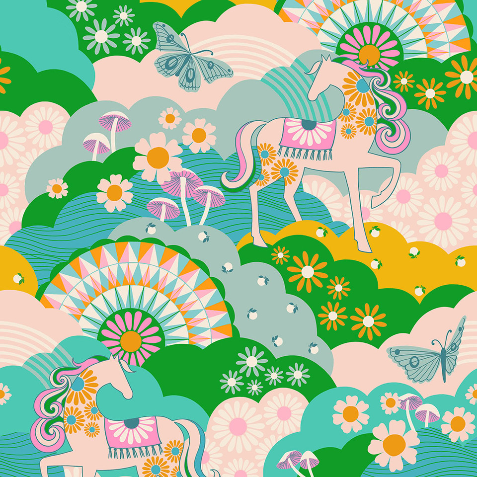 Moda Fabrics Carousel Ruby Star Society Melody Miller Light Galaxy ...