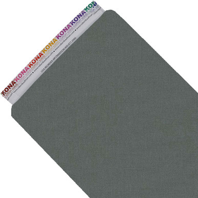Robert Kaufman Kona Cotton Mini Bolt Graphite | Quilt Fabric