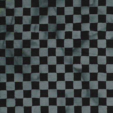 Island Batik Fabrics Chicken Coop Kathy Engle Check Black Charcoal ...