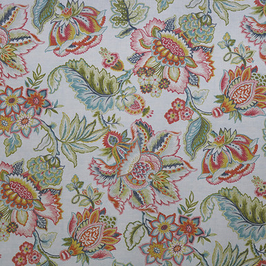 Covington Fabric Tremezzo Summer Jacobean Floral | Drapery