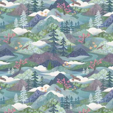 Clothworks Fabrics Serenity by Kendra Binney National Park Outdoor ...