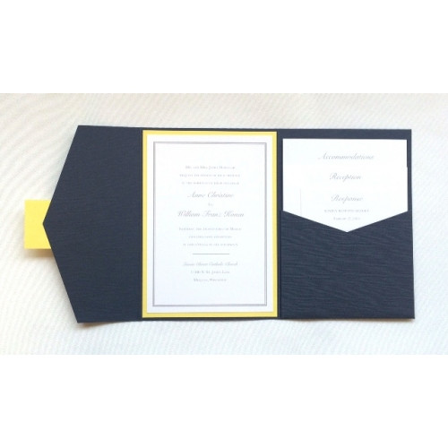 Anne and Bill: Wedding Invitations - NoteworthyNotes