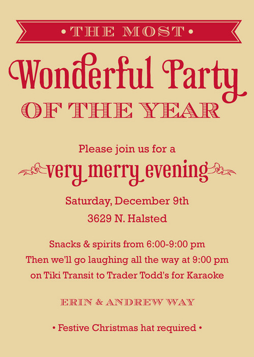 The Most Wonderful Party | NoteworthyNotes