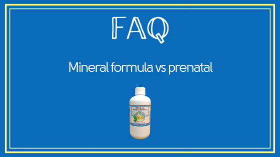 FAQ: Mineral formula vs prenatal - TriLight Health