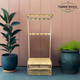 Bamboo Entryway Hall Tree with Storage | Natural