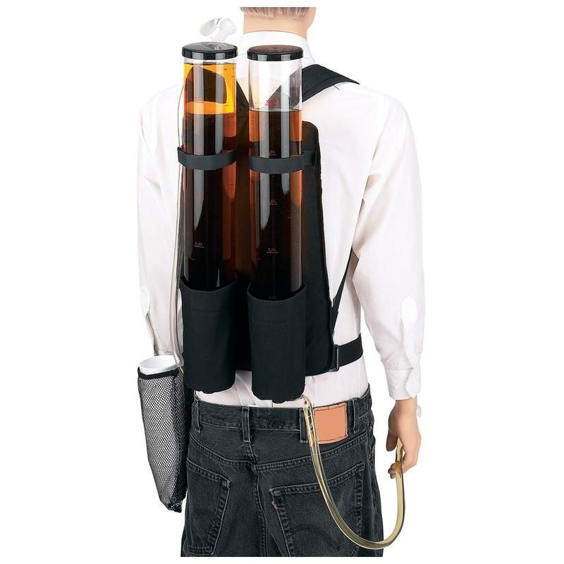 Backpack dual dispenser , beer,alcohol ,party, drinks, shots, cylinder ...