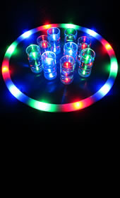 Serving tray, light up tray, led serving tray, plastic serving tray