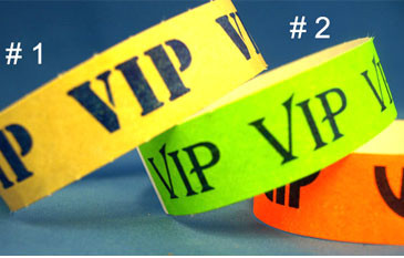 Tyvek Wristbands offer a stylish and easy way to add security to any ...