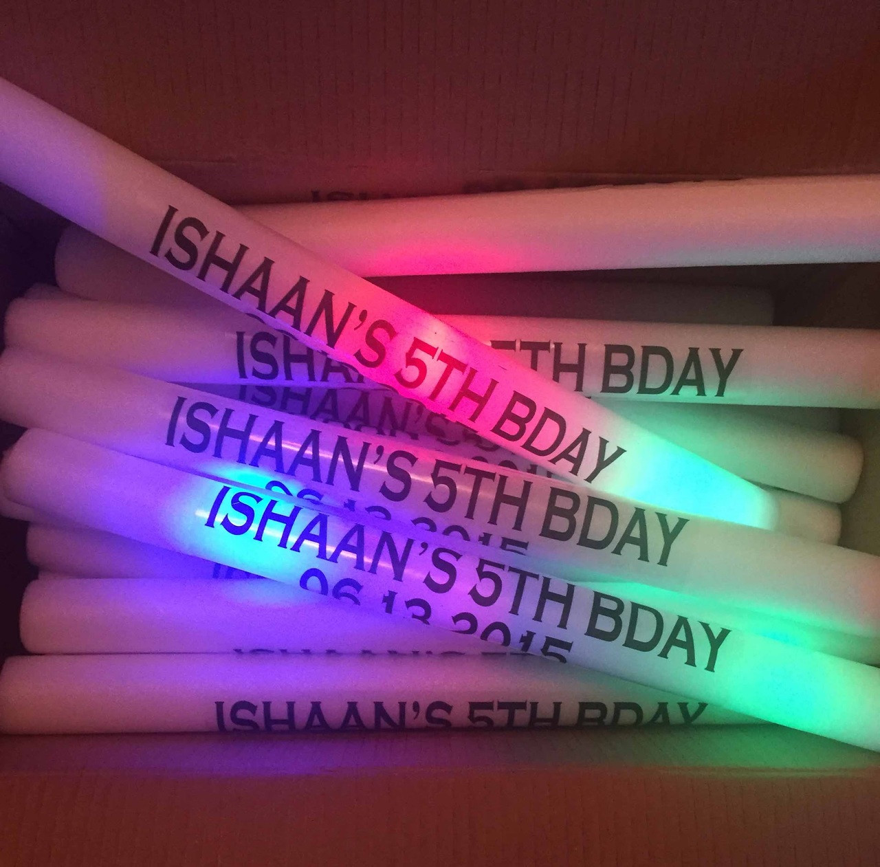 16 inch Led custom foam sticks, wedding foam sticks,personalized foam stick