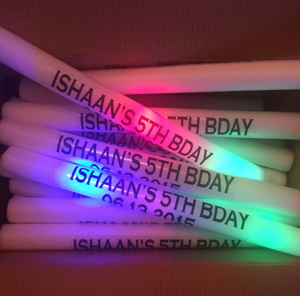 16 inch Led custom foam sticks, wedding foam sticks,personalized foam stick