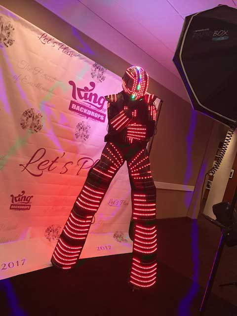 LED ROBOT & LASER SHOW EQUIPMENT RENTAL