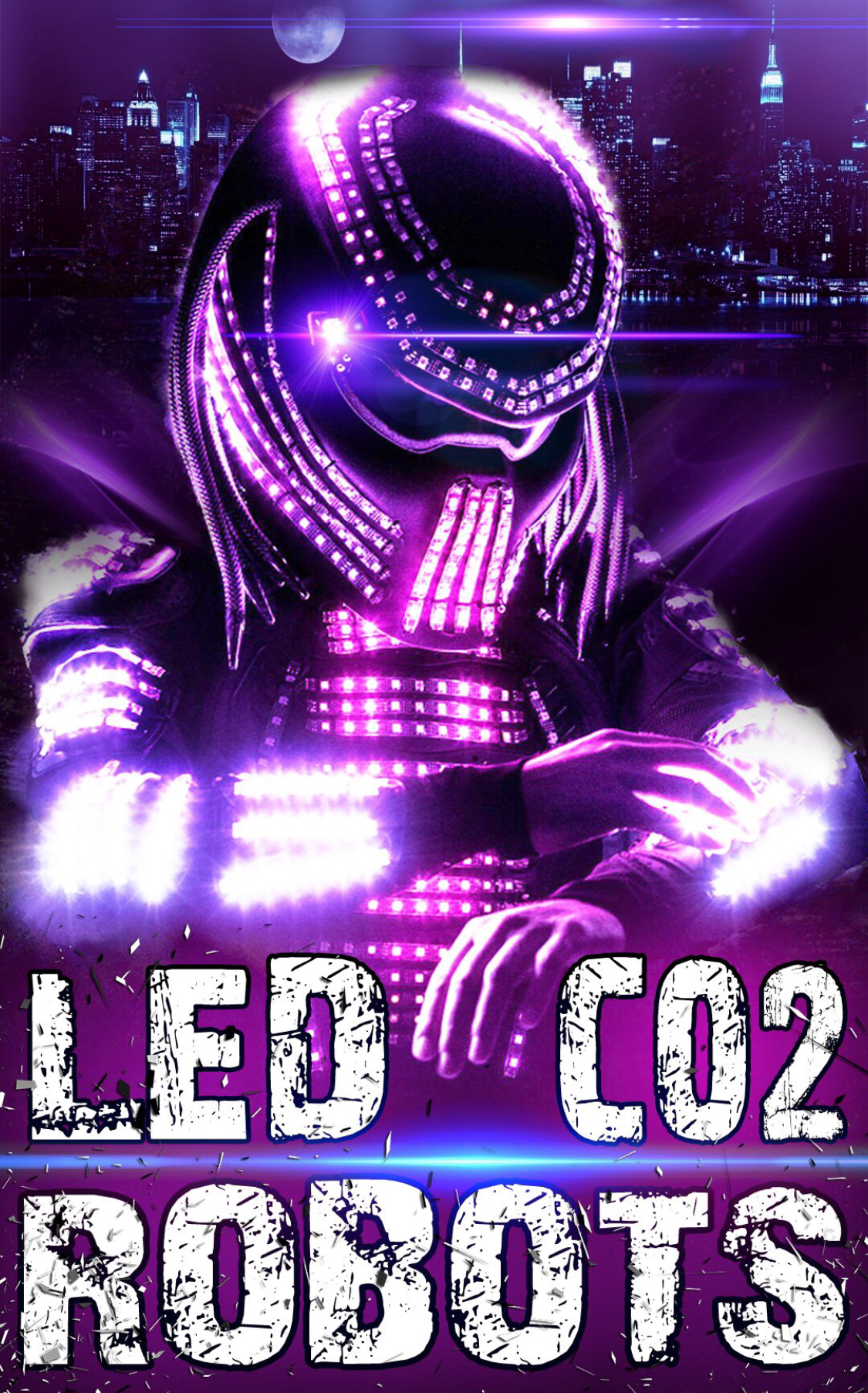 LED ROBOT & LASER SHOW EQUIPMENT RENTAL