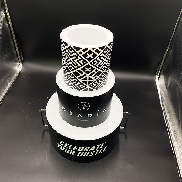 LED VIP Birthday Cake Custom Wrap