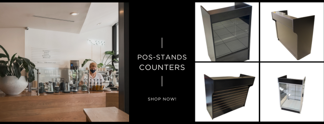 POS Stands & Counters for Retail Stores in in Woodford, VA