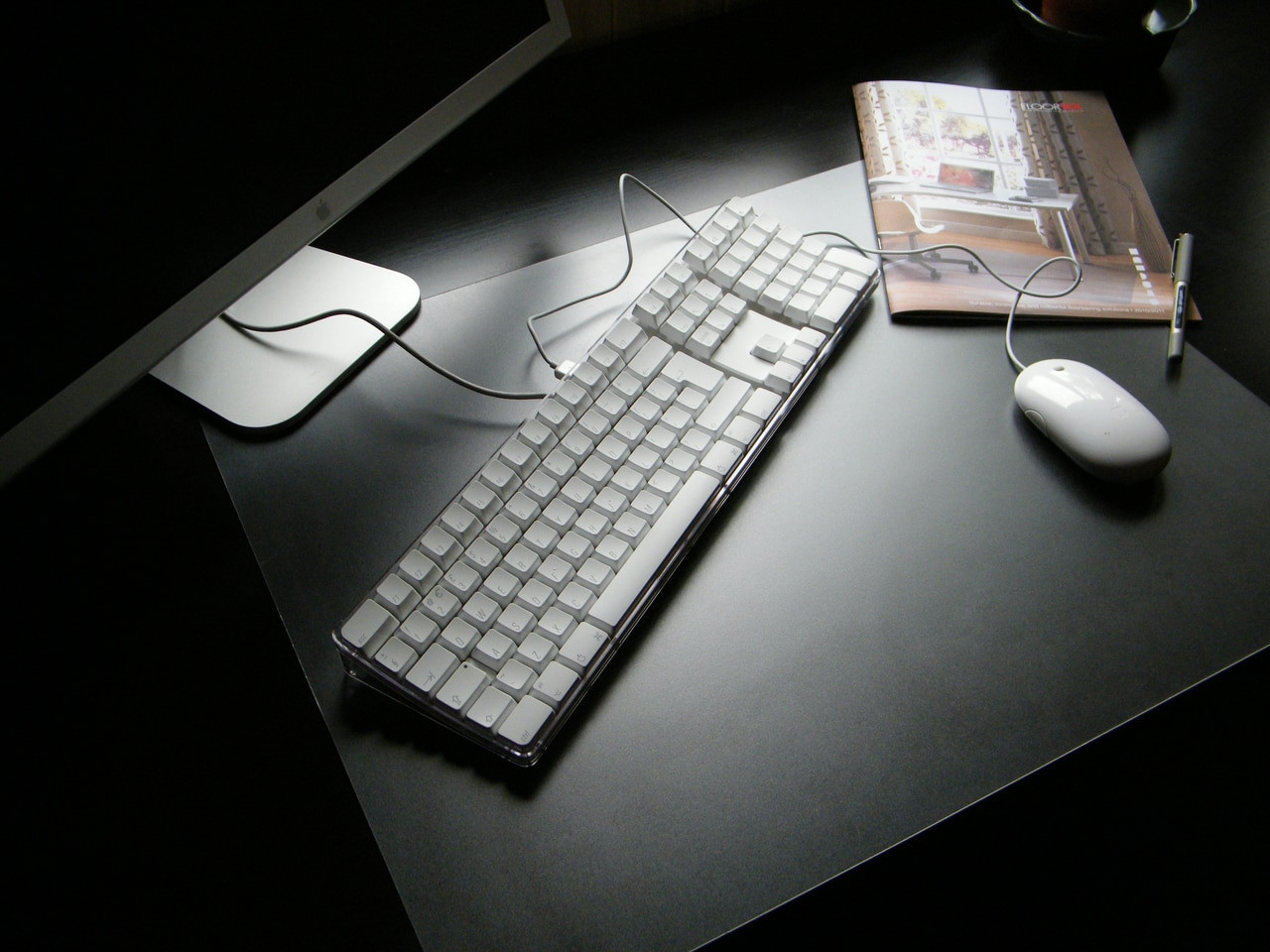 Desktex Glaciermat, Reinforced Glass Desk Protector Mat, Rectangular
