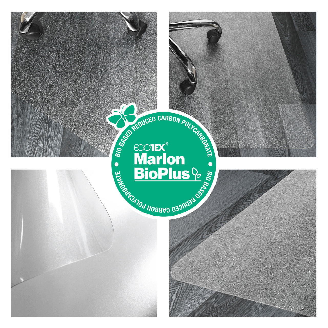 Ecotex Marlon BioPlus Eco Friendly Polycarbonate Chair Mat for Hard ...
