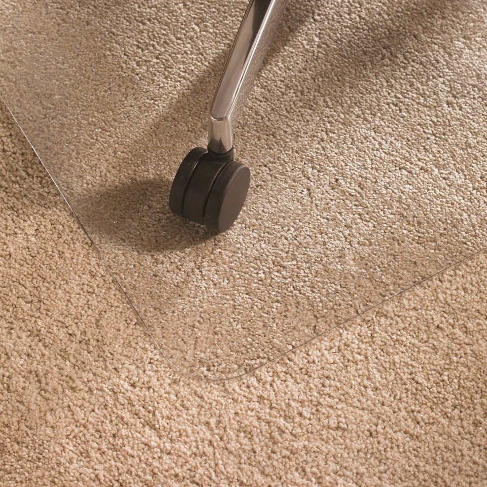 Cleartex Ultimat Chair Mat for Low and Medium Pile Carpets (up to 1/2 ...