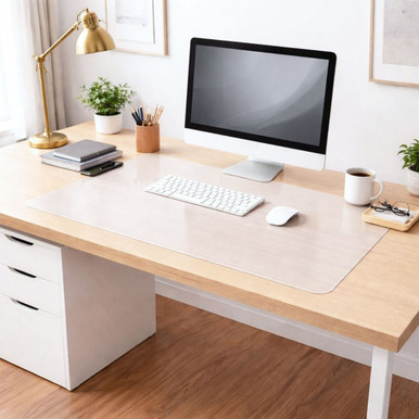 Marvelux Large Polycarbonate Desk Protector Mat, Clear Desk Pad