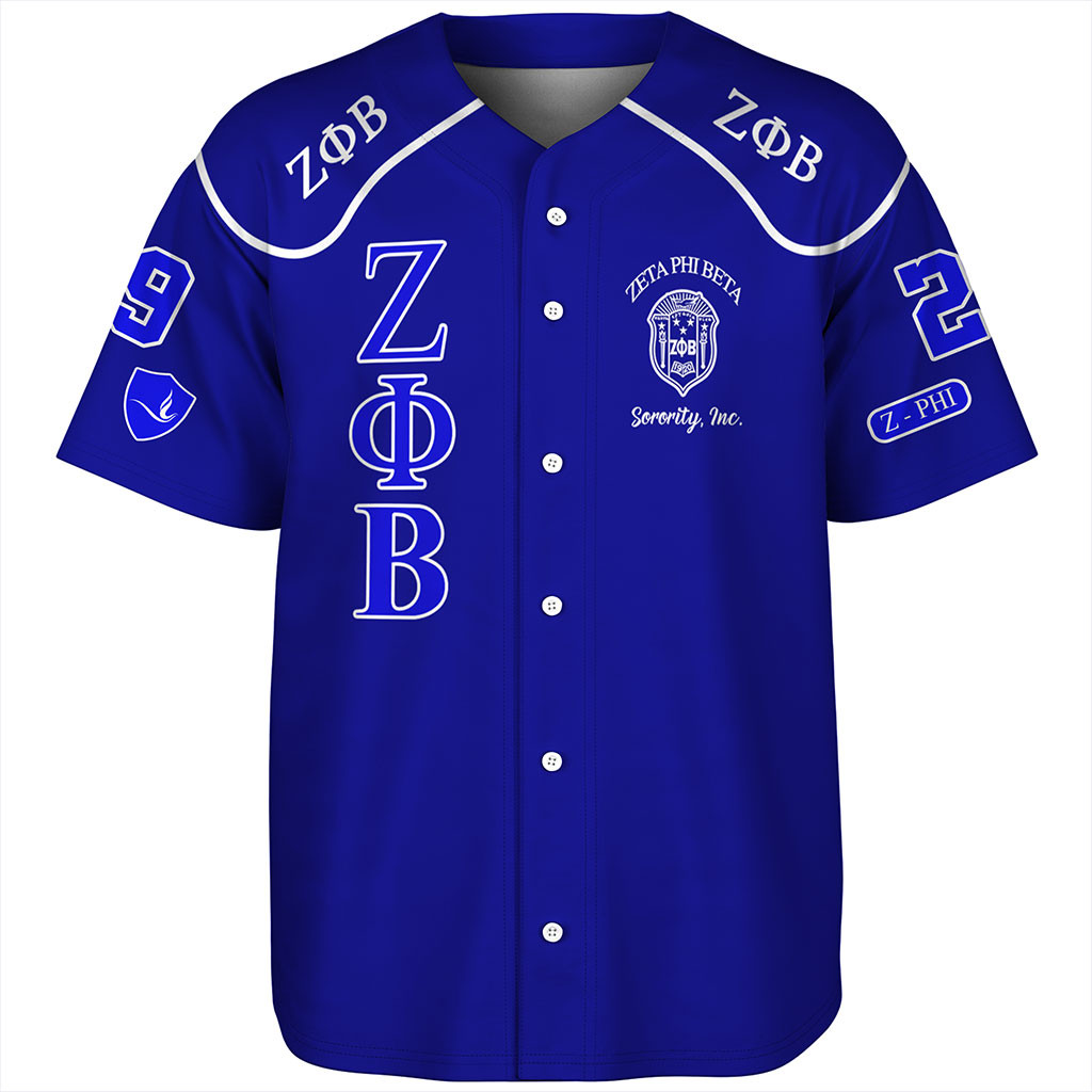 Zeta Phi Beta Baseball Shirt Greek Sorority Style