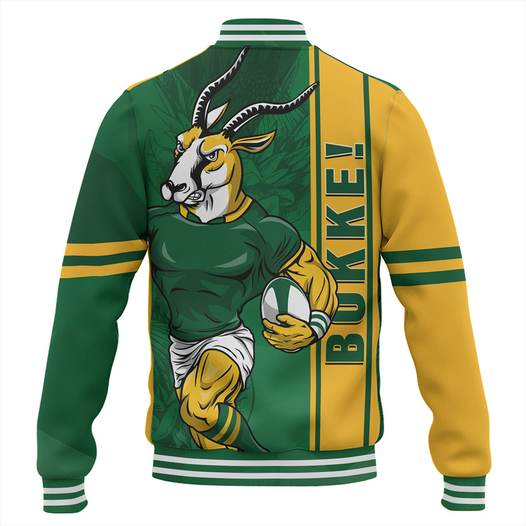 South Africa Baseball Jacket Springboks Champions Style