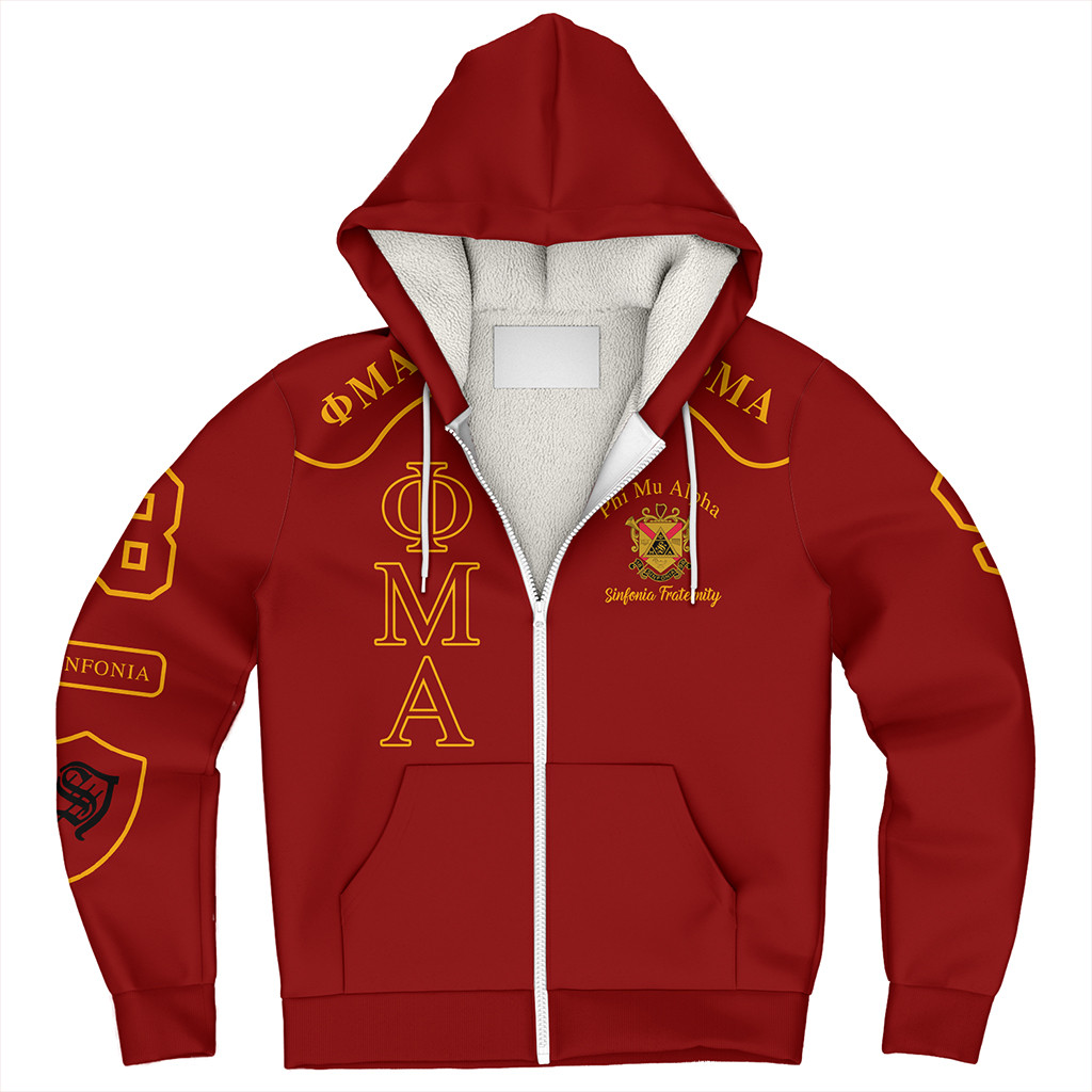 Phi Mu Alpha Sinfonia Sherpa Hoodie Fraternity Color