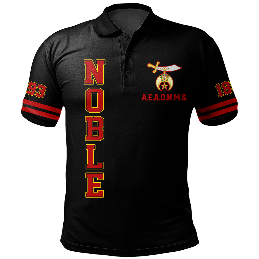 Shriners Polo Shirt Nobles Letter
