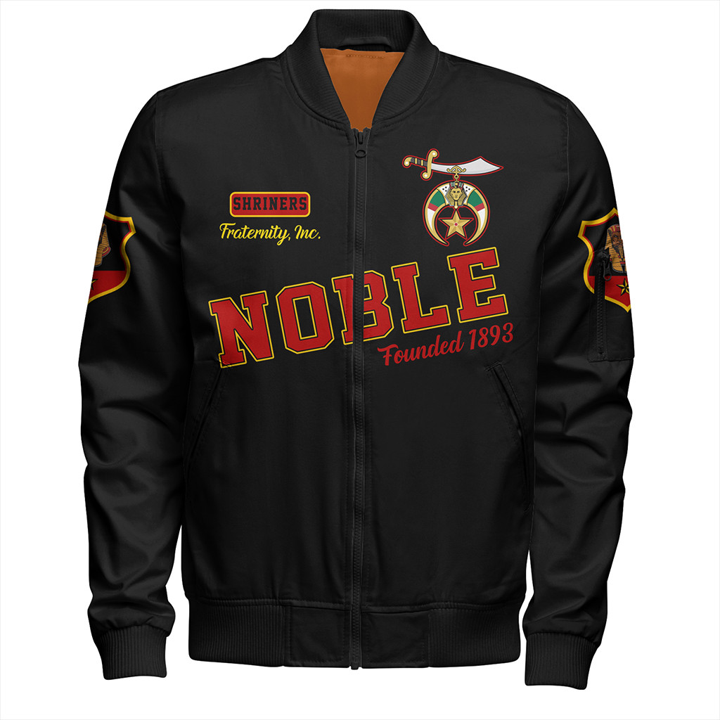 Shriners Zipper Bomber Jacket Nobles Pharaoh