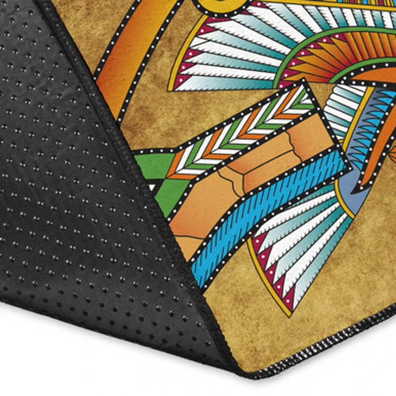 Egyptian Area Rug - African Patterns Egyptian Hieroglyphics and Gods ...