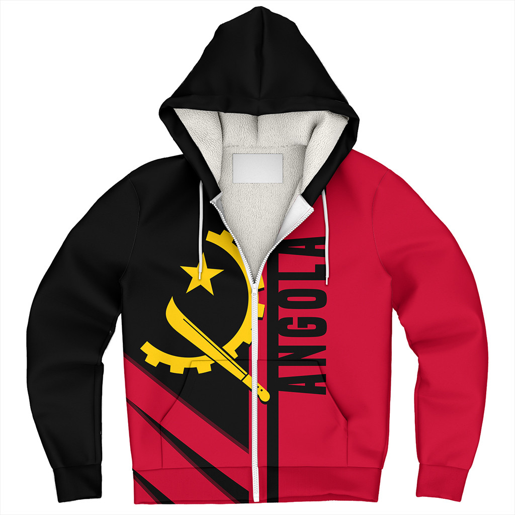 Angola Sherpa Hoodie Casual Style