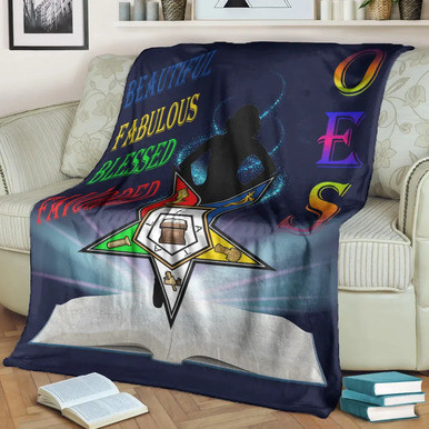 OES Blanket - African Patterns OES Logo Blanket