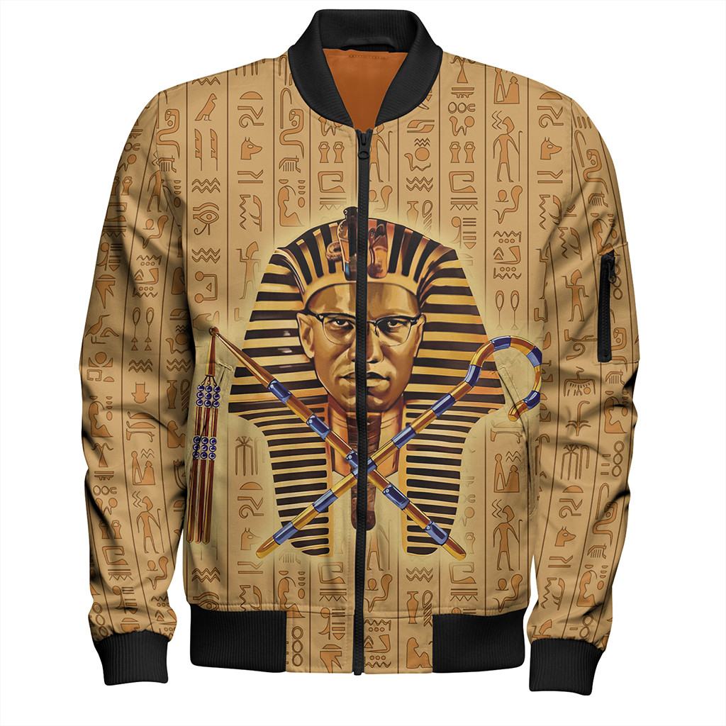Black History Zipper Bomber Jacket Pharaoh Of Revolution