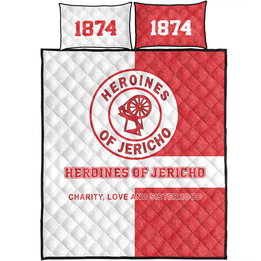 Heroines of Jericho Quilt Bed Set Haft Style