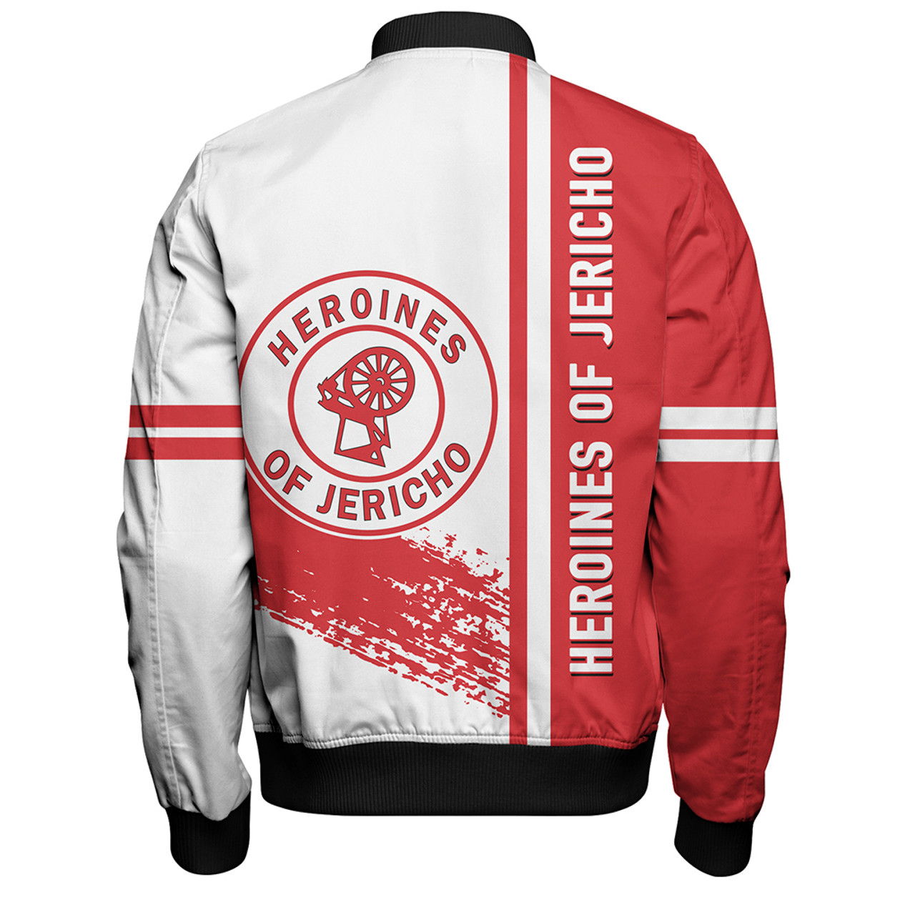 Heroines of Jericho Zipper Bomber Jacket Quater Style