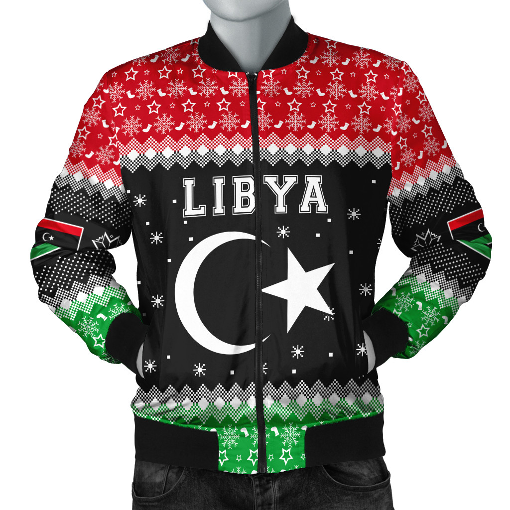 Libya Bomber Jacket Christmas Coat of Arms