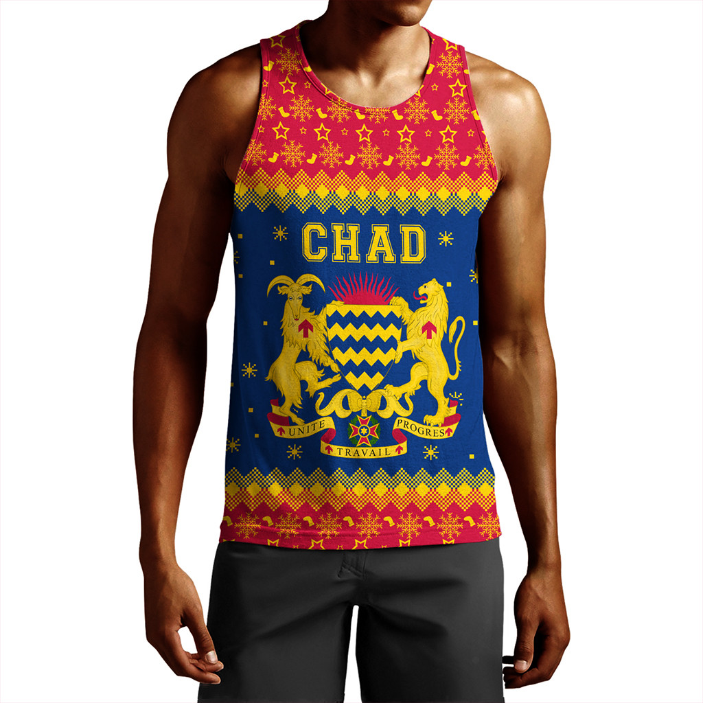 Chad Tank Top Christmas Coat of Arms