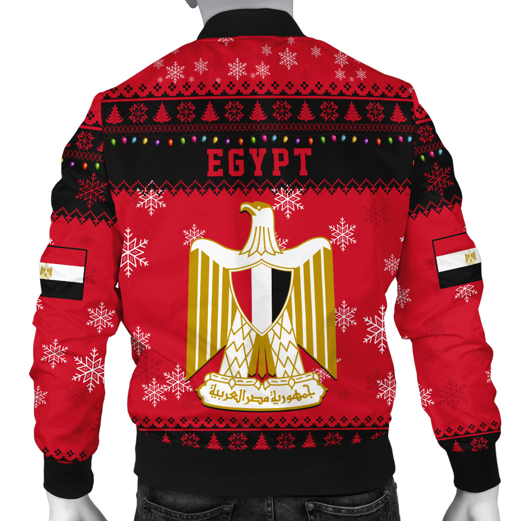 Egypt Bomber Jacket Christmas Style Pattern