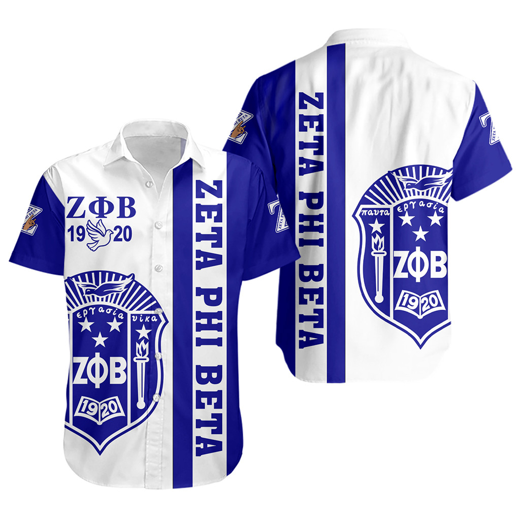 Zeta Phi Beta Short Sleeve Shirt Sorority Hand Sign 1920