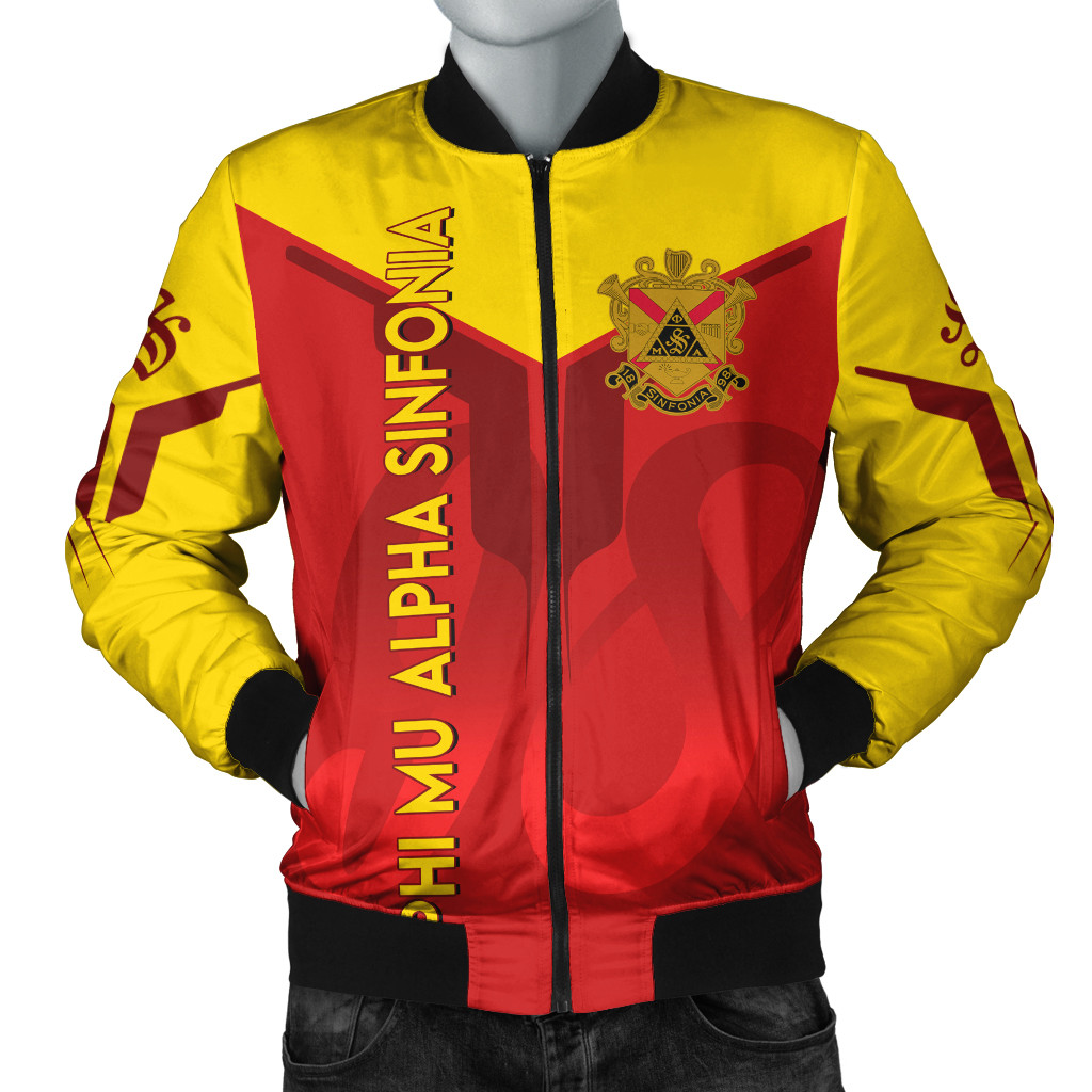 Phi Mu Alpha Sinfonia Bomber Jacket Arrow Style