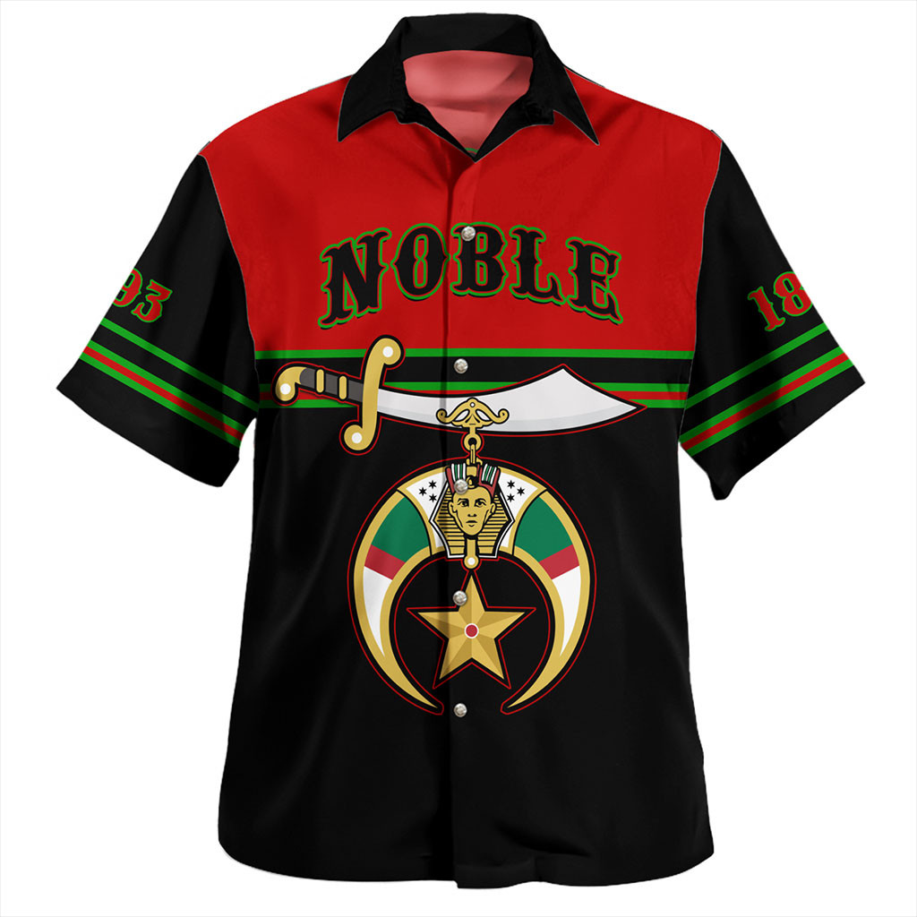 Prince Hall Shriners Hawaiian Shirt Nobles Mystic Shrine 1893 Design