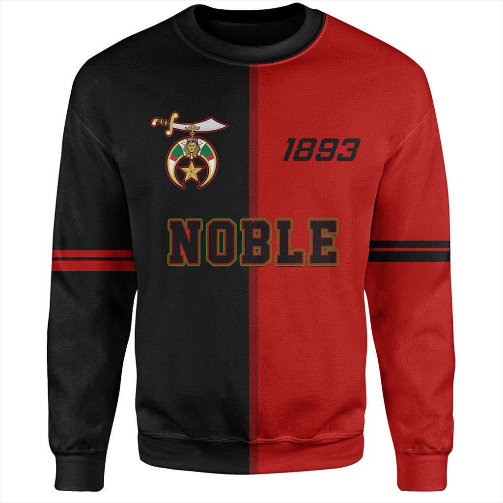 Prince Hall Shriners Sweatshirt Noble Half Circle
