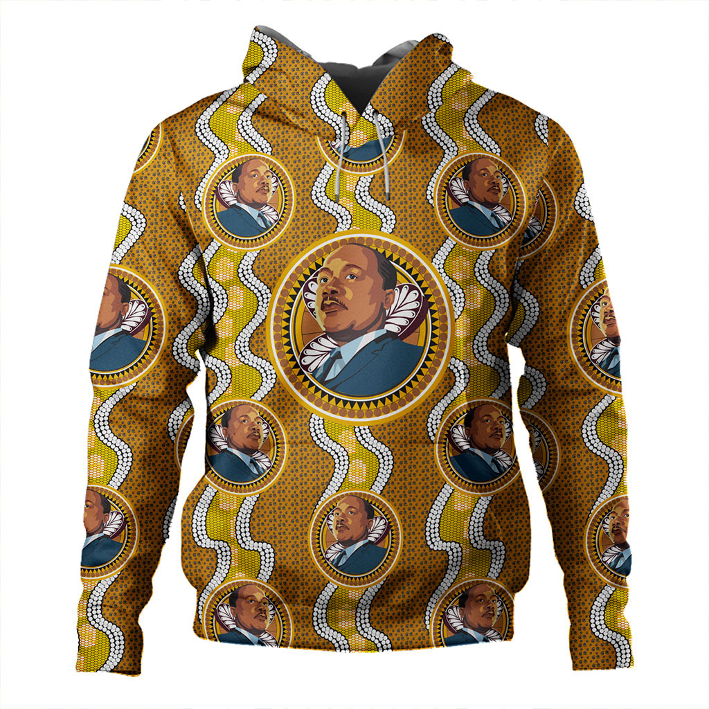 Black History Hoodie Martin Luther King Jr Fabric