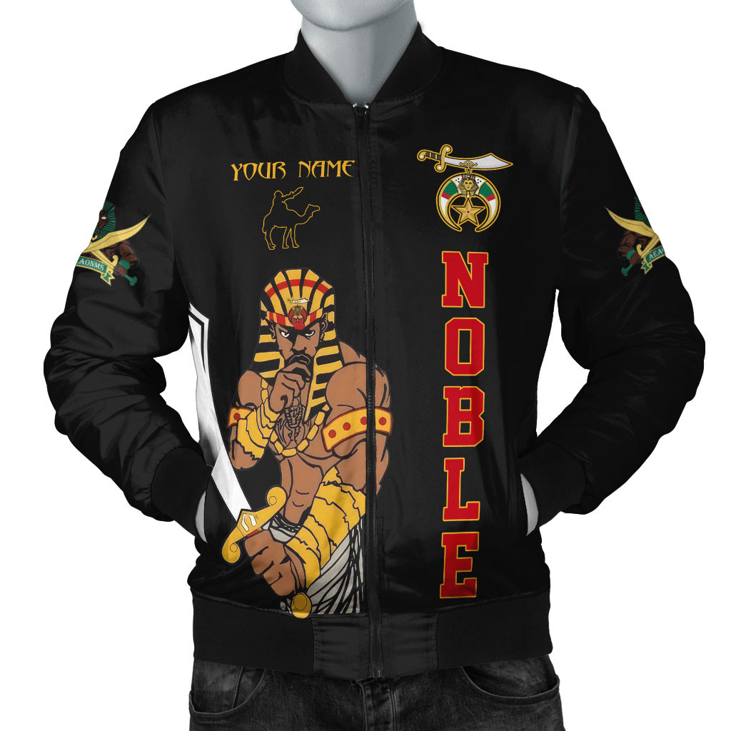 Prince Hall Shriners Bomber Jacket Custom Noble Pharaoh King Walking