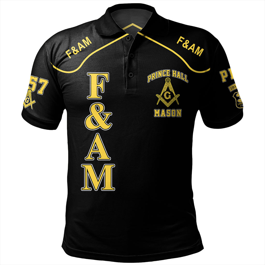 Prince Hall Freemasonry Polo Shirt Mason F&AM Style