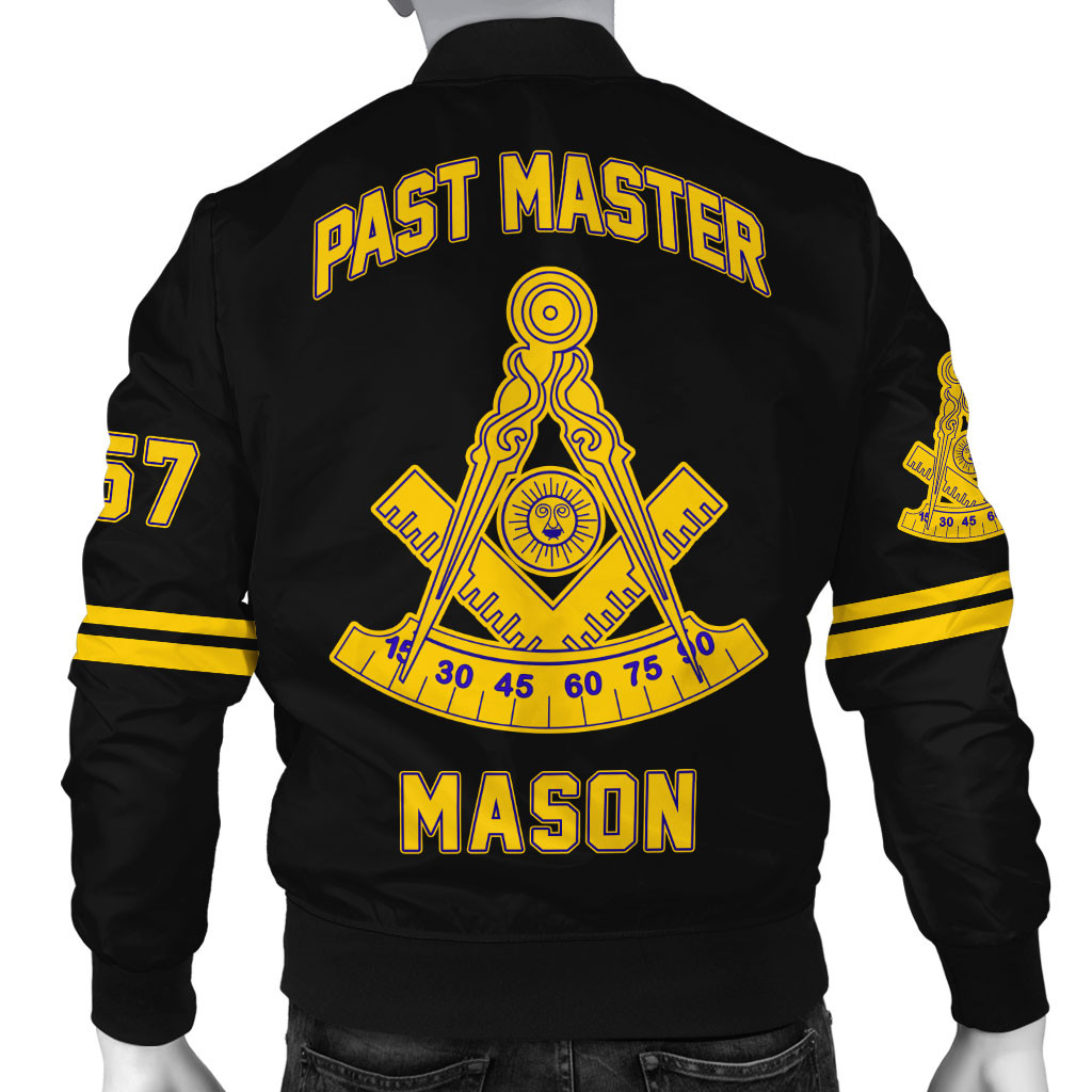 Prince Hall Freemasonry Bomber Jacket Pha Past Master Letter Style