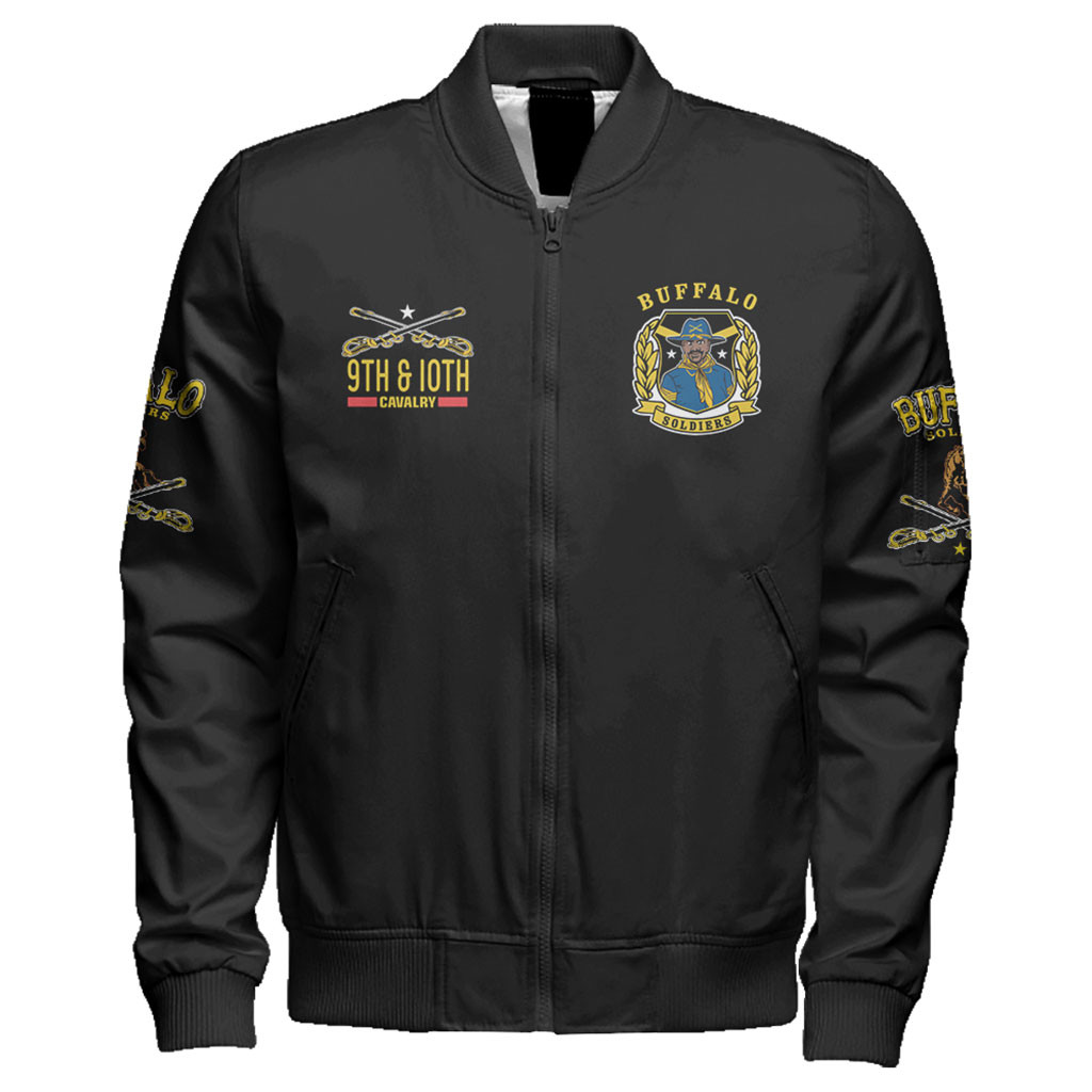 Buffalo Soldiers Zipper Bomber Jacket Buffalo Soldiers Amazing