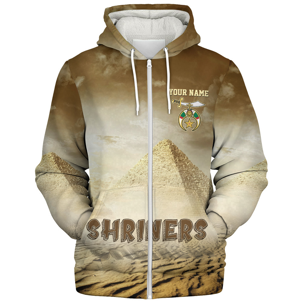 Prince Hall Shriners Sherpa Hoodie Custom Shriners of the Sands